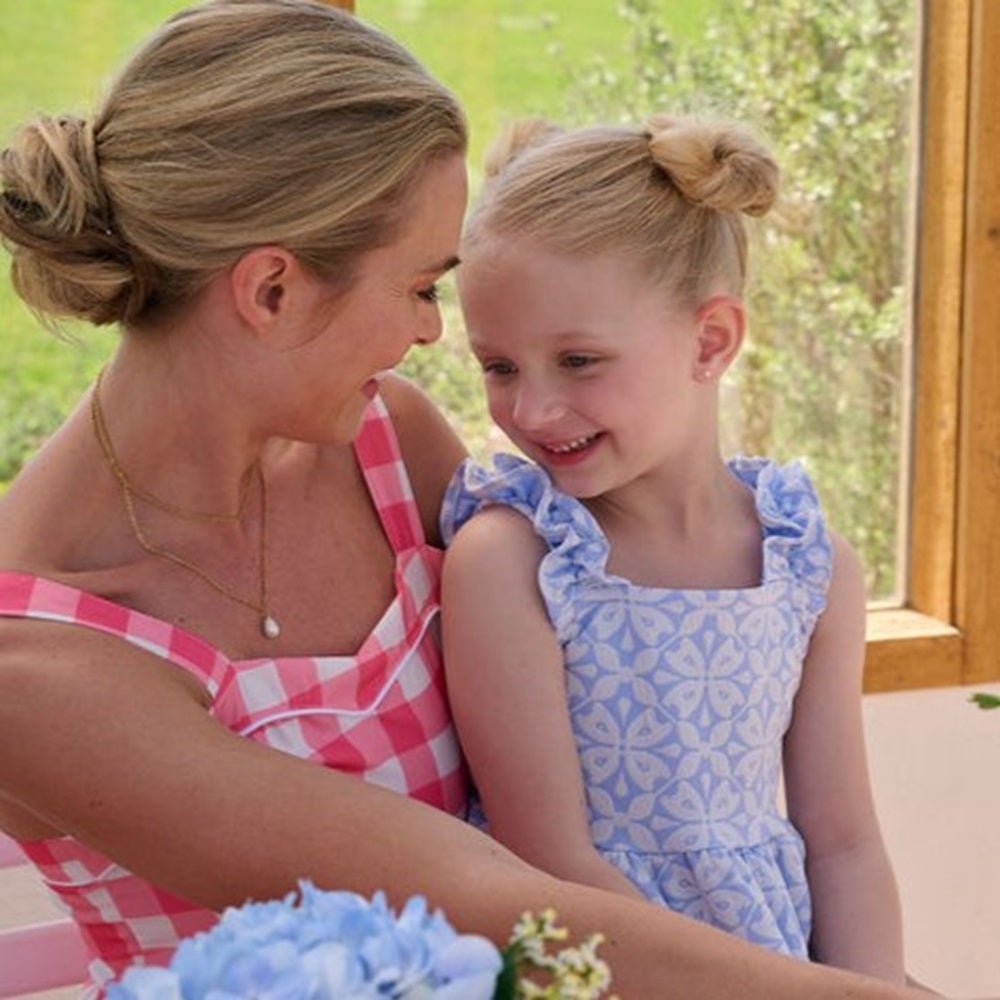 Jacquard Tank Dress - Spanish Indigo – Sugar Bee Clothing