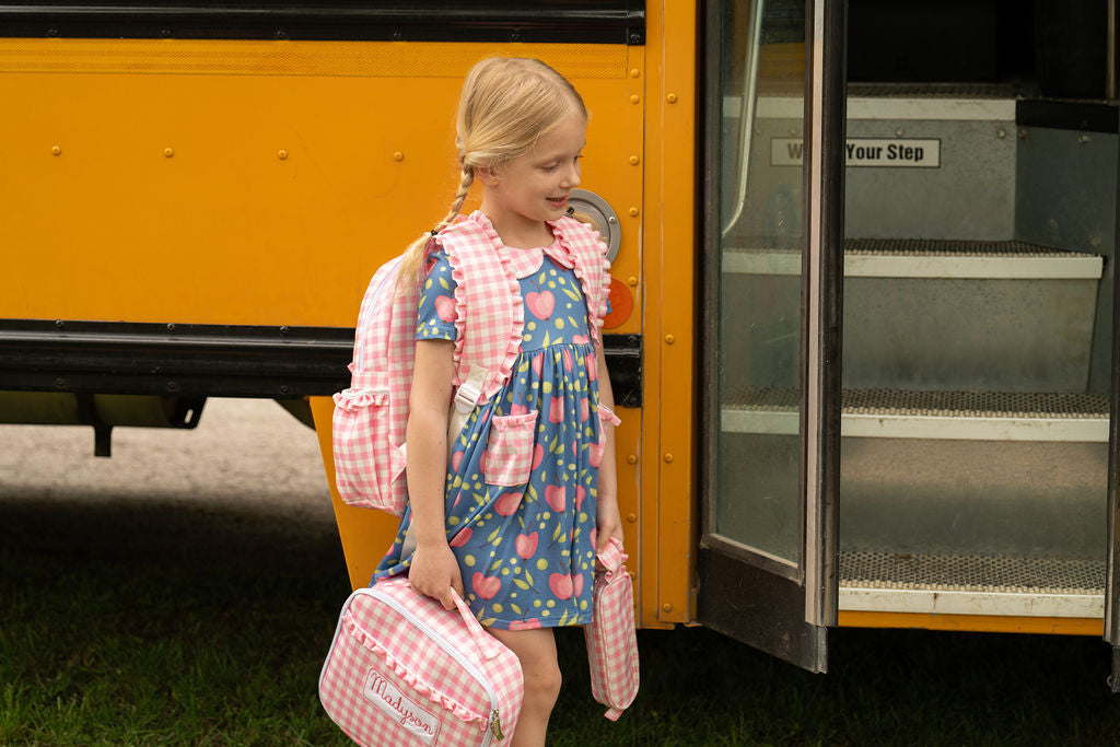 Backpack - Pink Gingham – Sugar Bee Clothing