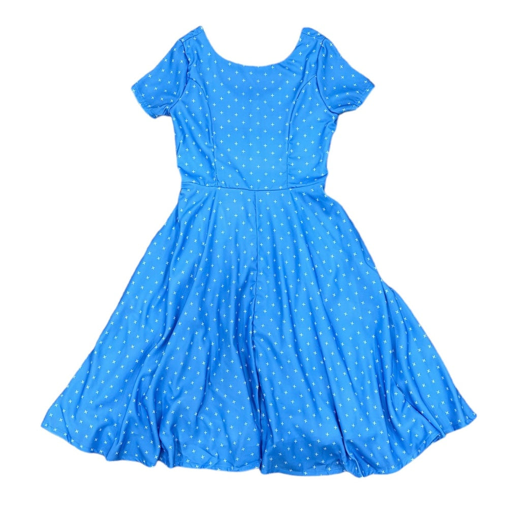 June Dress - French Blue – Sugar Bee Clothing
