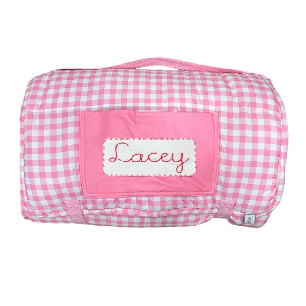 Nap Mat - Pink Gingham – Sugar Bee Clothing